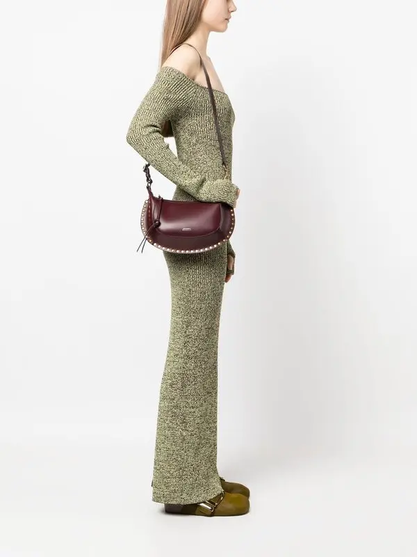 Isabel Marant Étoile Oskan Moon Leather Shoulder Bag