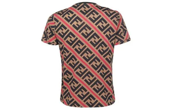 Fendi Ss21 Ff Pattern Printing Short Sleeve