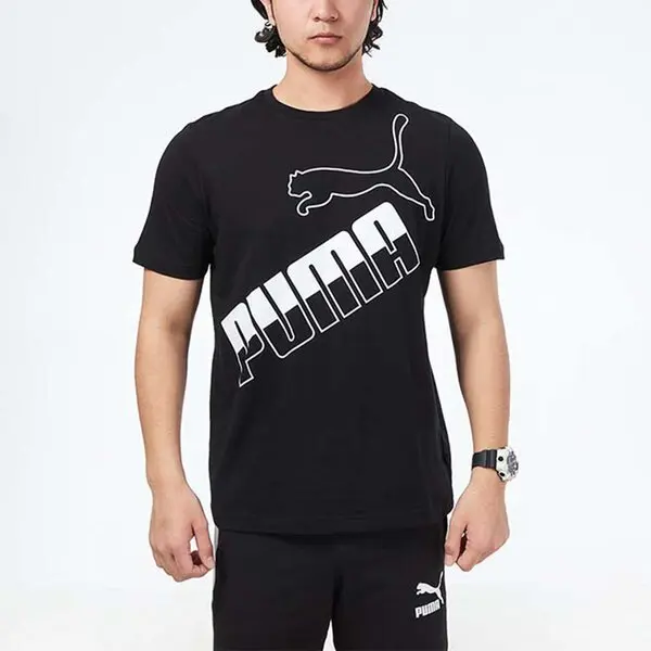 PUMA Big Logo T-shirt - Black