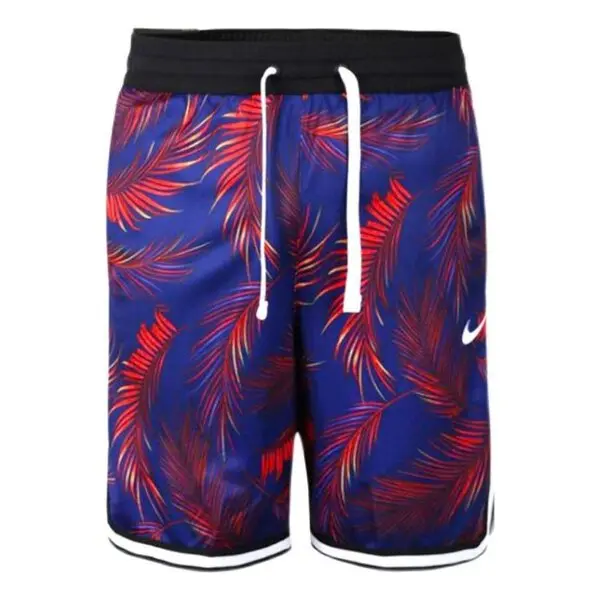 Nike Dri-fit Dna Floral Print Shorts - Blue/purple/beige