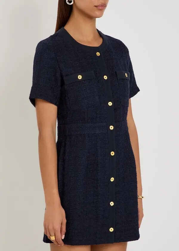 Giuliva Heritage The Vera Tailored Bouclé Mini Dress