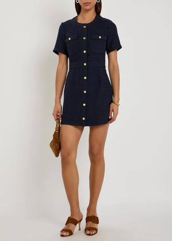 Giuliva Heritage The Vera Tailored Bouclé Mini Dress