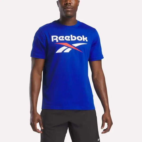 REEBOK Logo Crewneck T-shirt - Vector Blue