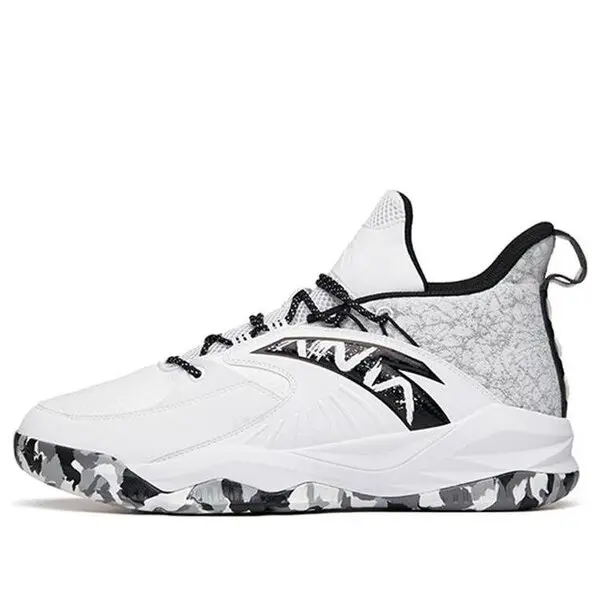 ANTA Ling Level High-top Sneakers - White/black