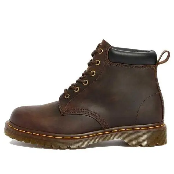 Dr. Martens 939 Crazy Horse Leather Lace Up Boots - Brown