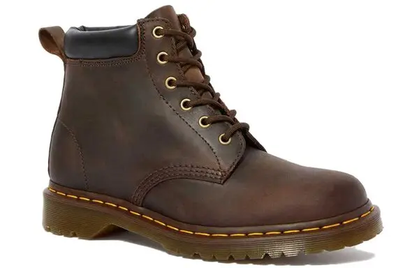 Dr. Martens 939 Crazy Horse Leather Lace Up Boots - Brown