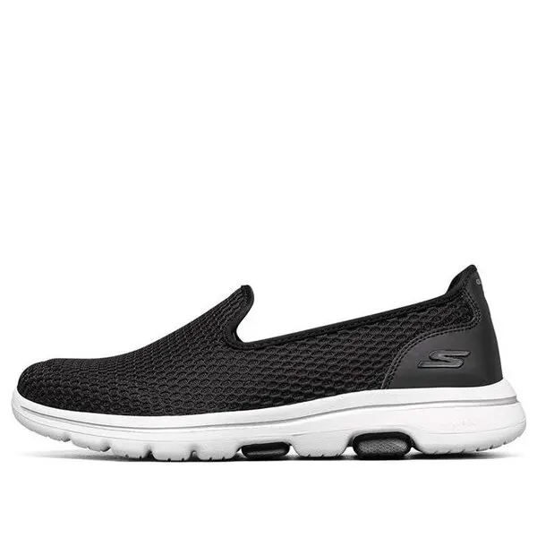 Sketchers Go Walk 5 Slip-on Sneakers - Black/white