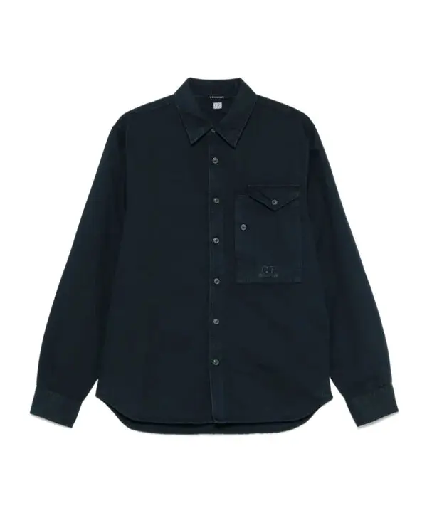 C.P. COMPANY Logo Embroidered Shirt