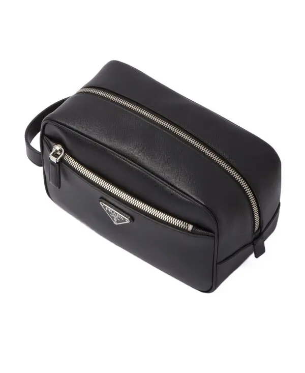 Prada Saffiano Leather Travel Pouch