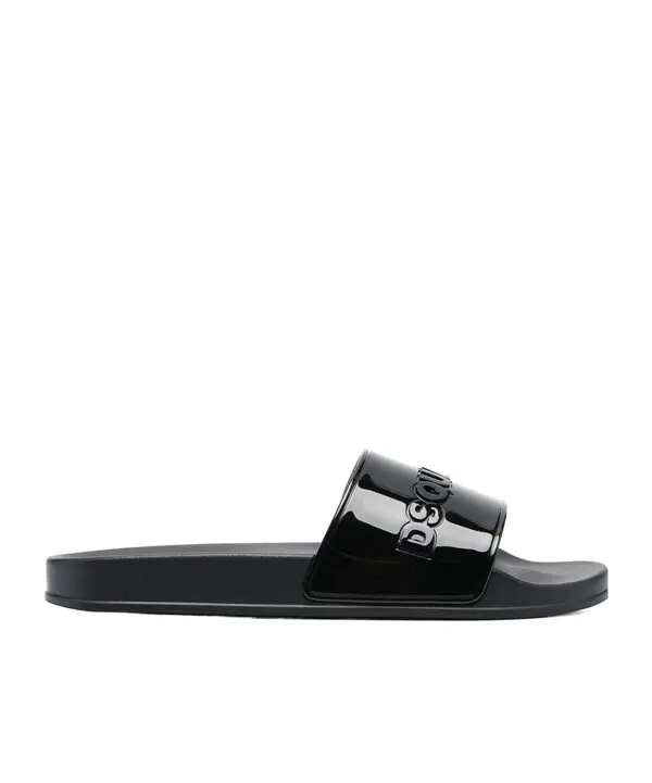 Dsquared2 Logo Embossed Slides