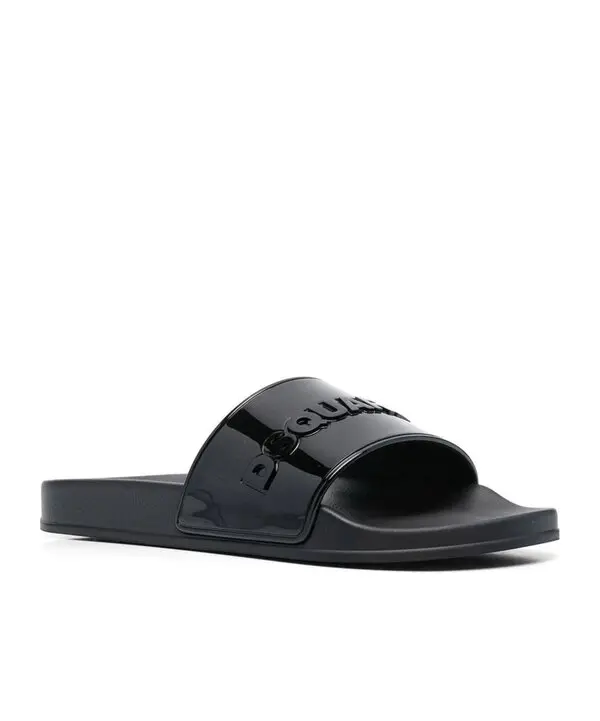 Dsquared2 Logo Embossed Slides