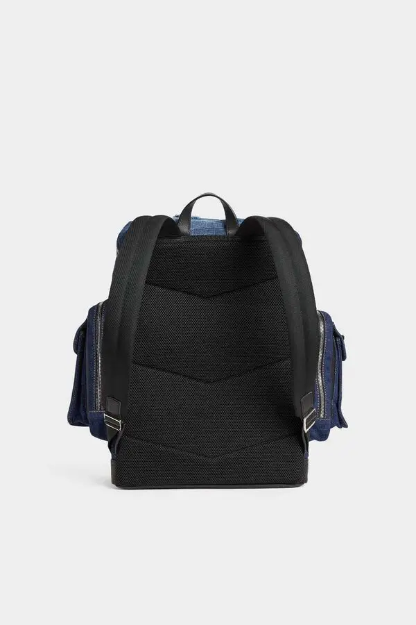 Dsquared2 Distressed Denim Backpack