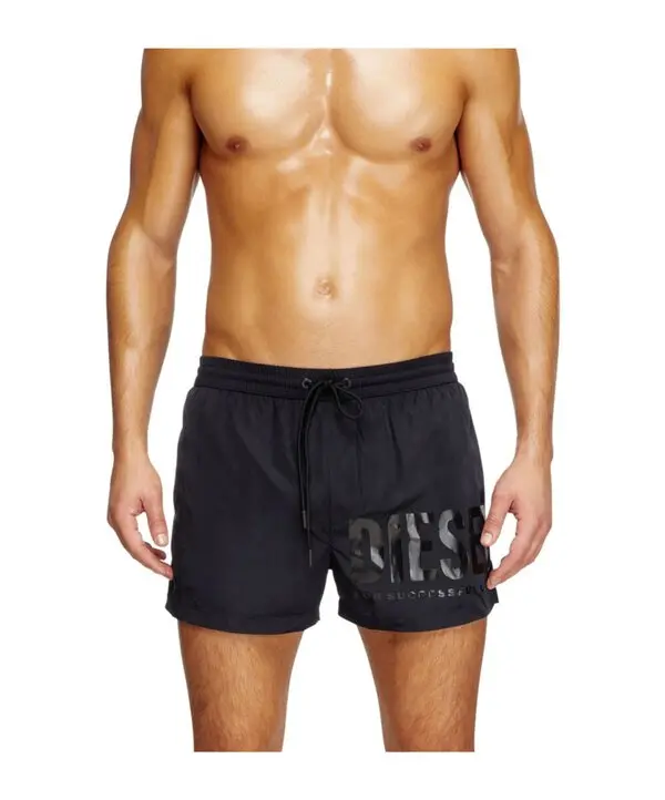 DIESEL® Mario-34-d-core Logo Printed Drawstring Swim Shorts