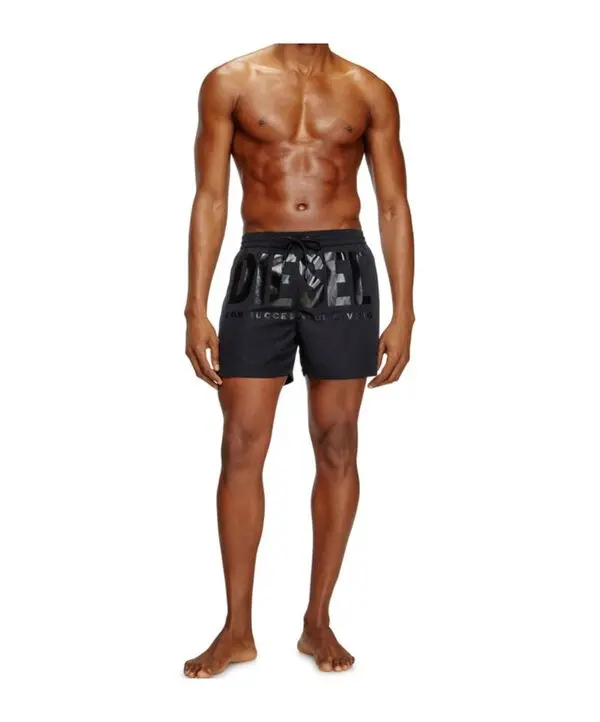 DIESEL® Mario-34-d-core Logo Printed Drawstring Swim Shorts