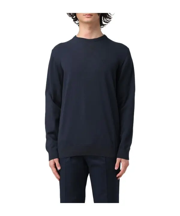 Barbour Logo-embroidered Crew Neck Sweater - Black