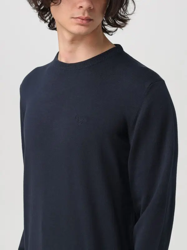 Barbour Logo-embroidered Crew Neck Sweater