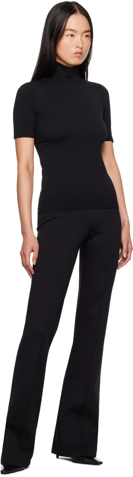 Wolford Aurora Short Sleeved Turtleneck Top