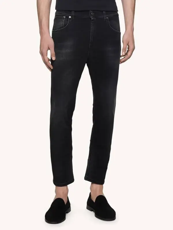 DONDUP Belt Ring Denim Trousers