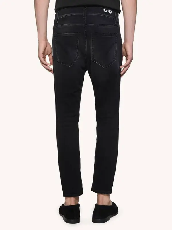 DONDUP Belt Ring Denim Trousers