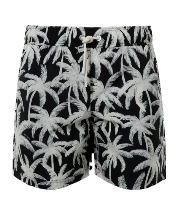 Palm Angels All-over Palm Printed Swim Shorts