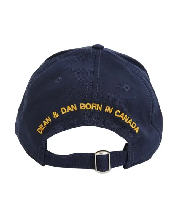 Dsquared2 Flag Patch Distressed Baseball Cap