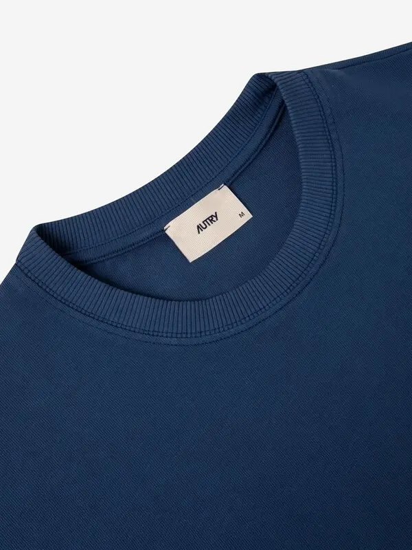AUTRY Logo Patch Crewneck T-shirt