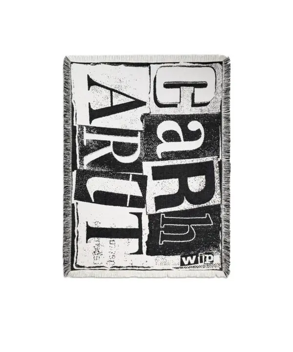 Carhartt Work In Progress Letterpress Blanket - Black/wax