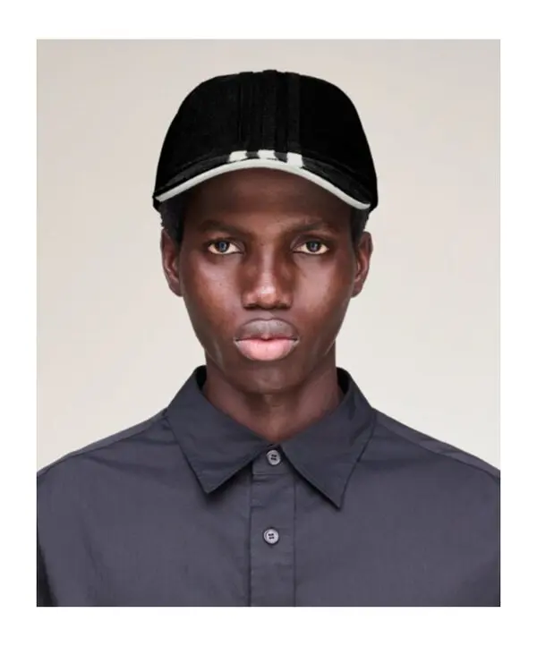 Y3 Striped Distressed Baseball Cap