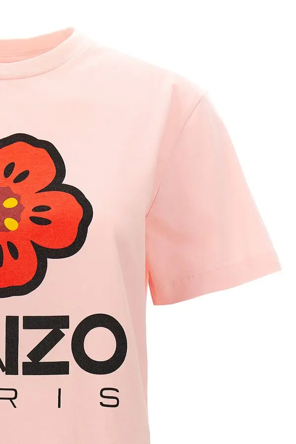Kenzo Logo Printed Crewneck T-shirt