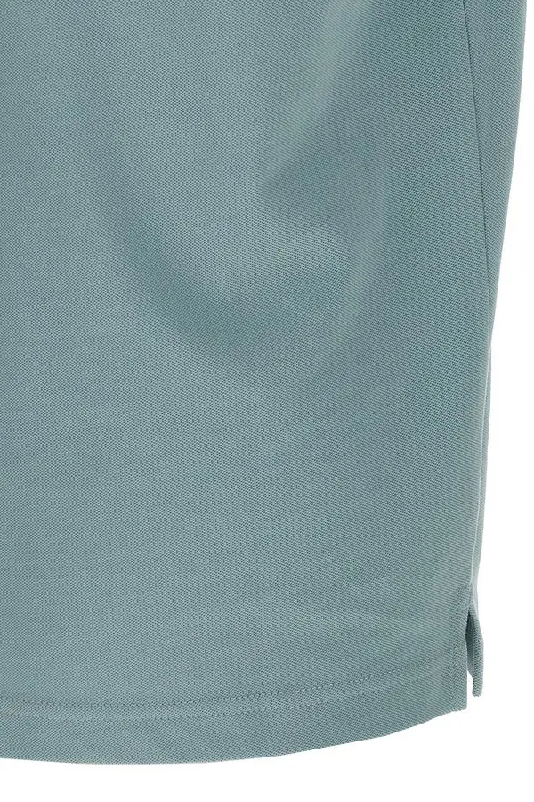 Moose Knuckles Logo Plaque Short-sleeve Polo Shirt