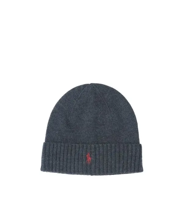 Polo Ralph Lauren Pony Embroidered Knitted Beanie - Black