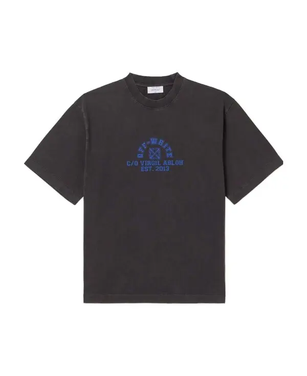 Off-White Logo Printed Crewneck T-shirt