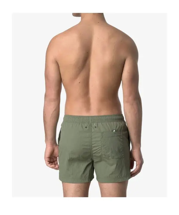 K-WAY Drawstring Waist Swim Shorts