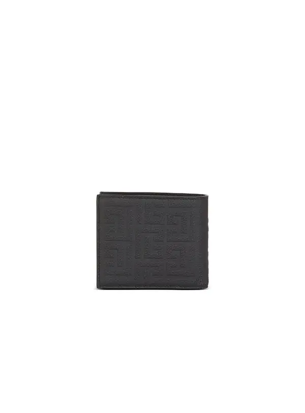 Balmain Logo Detailed Bi-fold Wallet