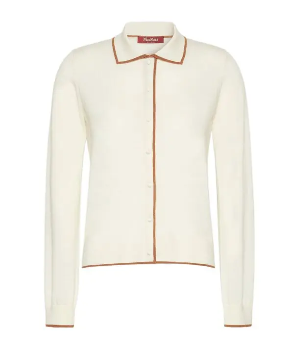 Max Mara Targa Cardigan - White