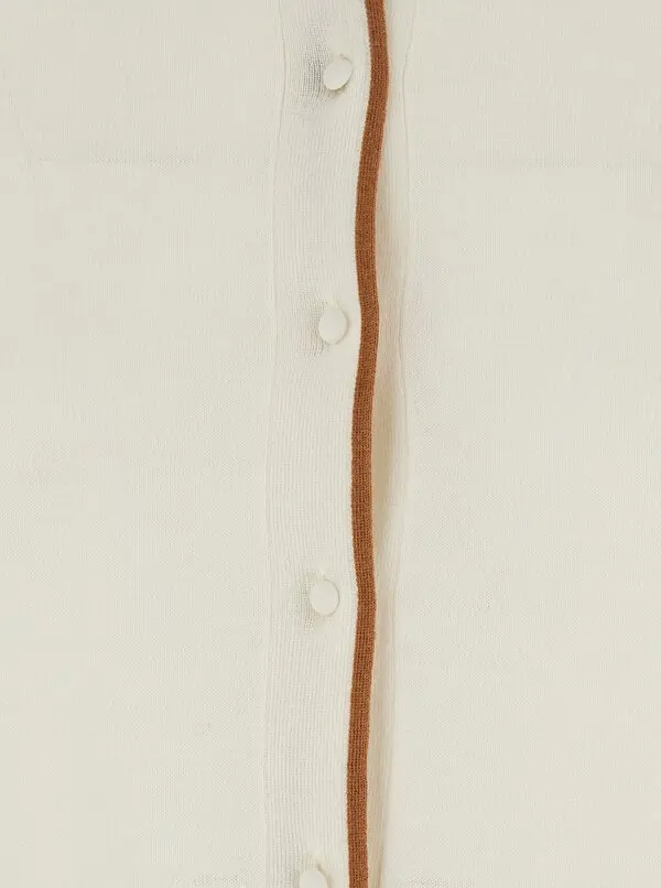 Max Mara Targa Cardigan - White