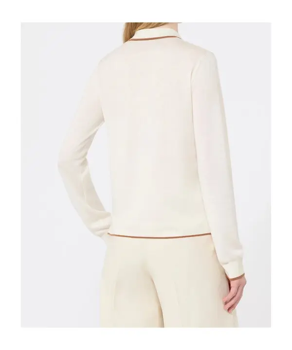 Max Mara Targa Cardigan - White