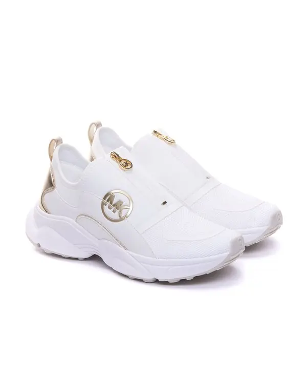 Michael Kors Sami Logo-appliqué Zipped Sneakers