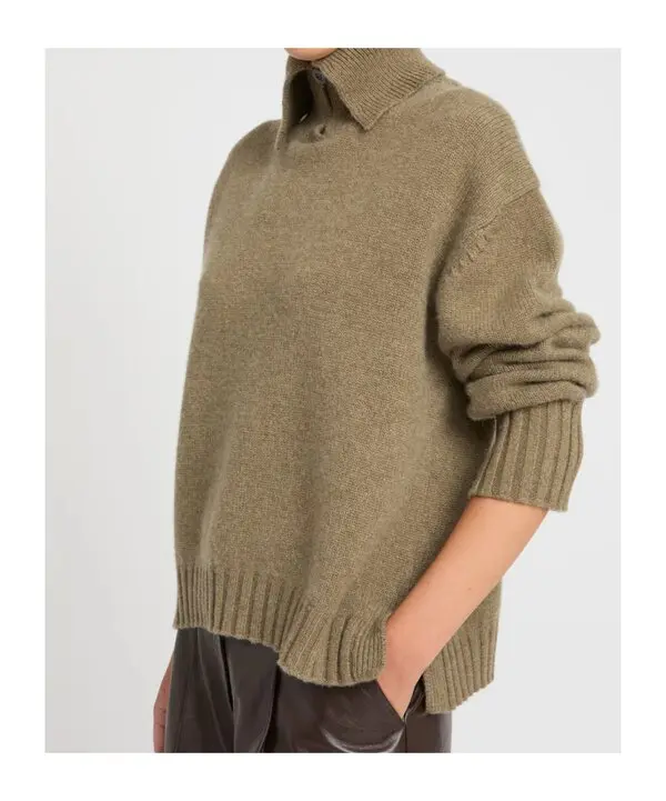 YVES SALOMON Cashmere Crew-neck Sweater