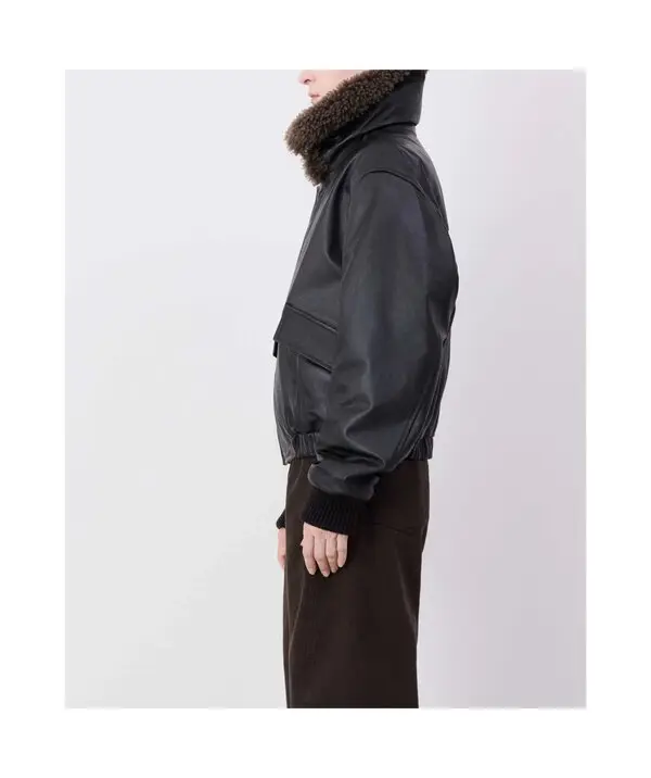 LEMAIRE Relaxed Fit Leather Blouson