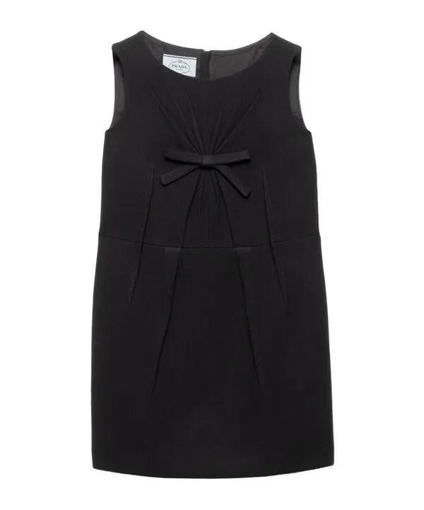 Prada Natté Fabric Mini-dress - Black