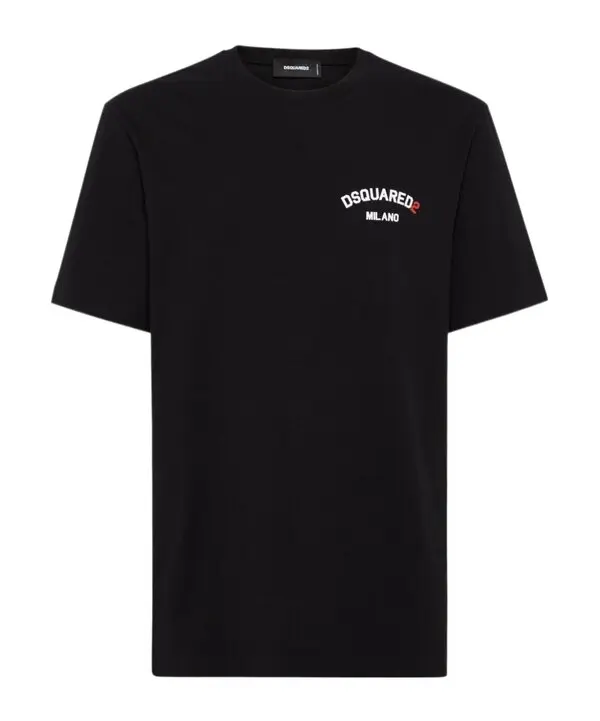 Dsquared2 Logo Embroidered Crewneck T-shirt