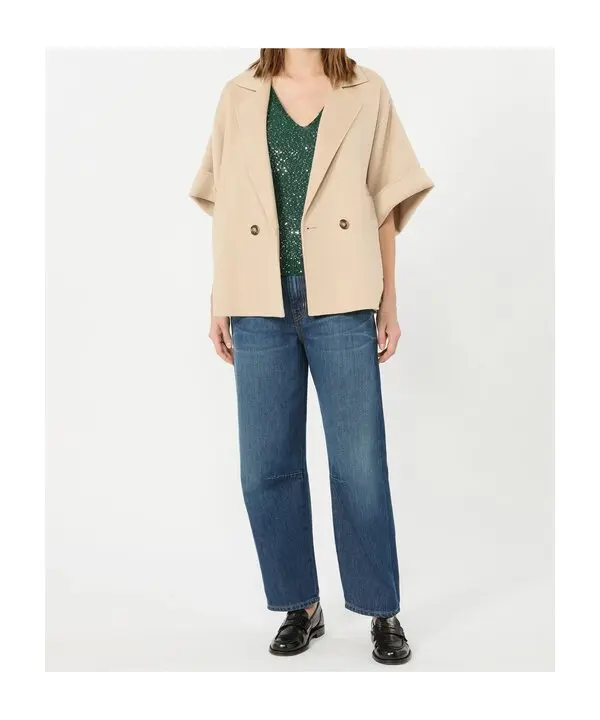 Max Mara Double-breasted Short Coat