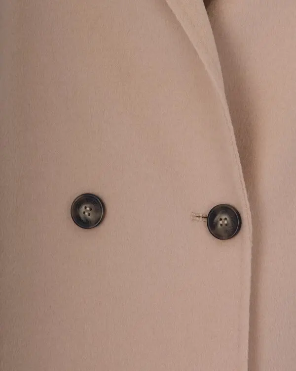 Max Mara Neo Double Breasted Coat - Sand