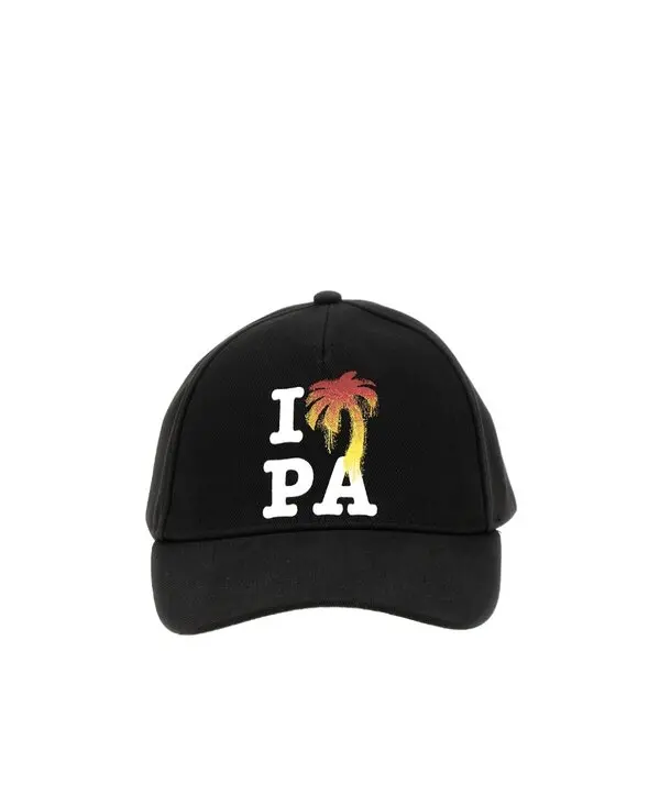 Palm Angels I Love Pa Drill Baseball Cap