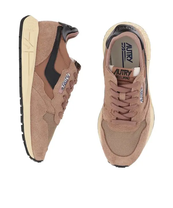 AUTRY Reelwind Suede-panel Sneakers