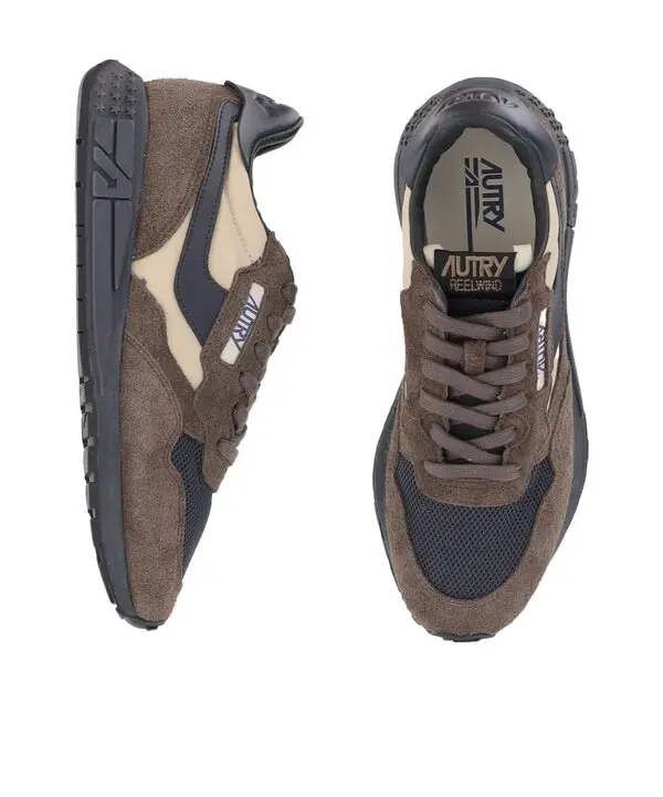 AUTRY Logo-patch Panelled Sneakers
