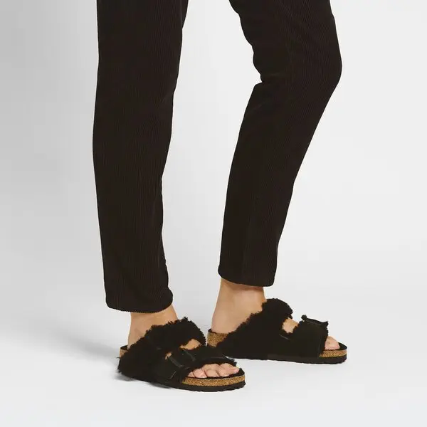 BIRKENSTOCK Arizona Teddy Split Sandals