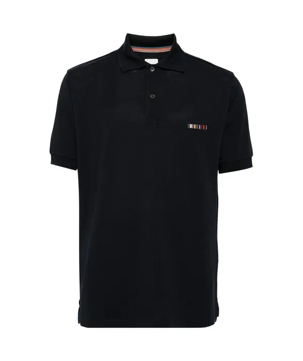 Paul Smith Stripe-detailing Cotton Polo Shirt
