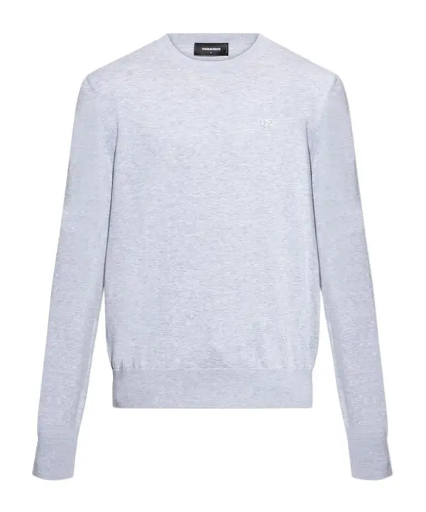 Dsquared2 Logo Embroidered Knitted Jumper